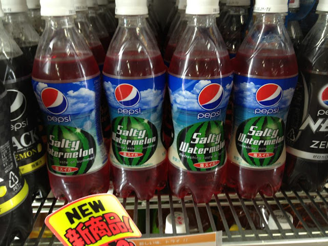 VIAJE DE LUNA.: Pepsi Salty Watermelon from Japan!