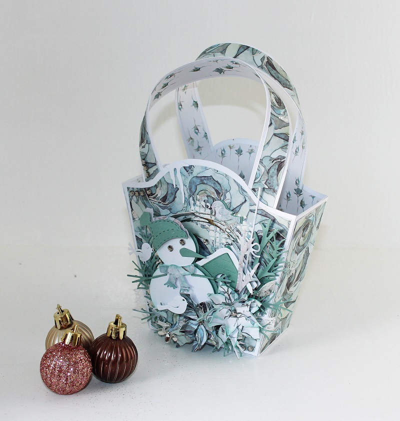 My Craft and Garden Tales: Gift basket with template