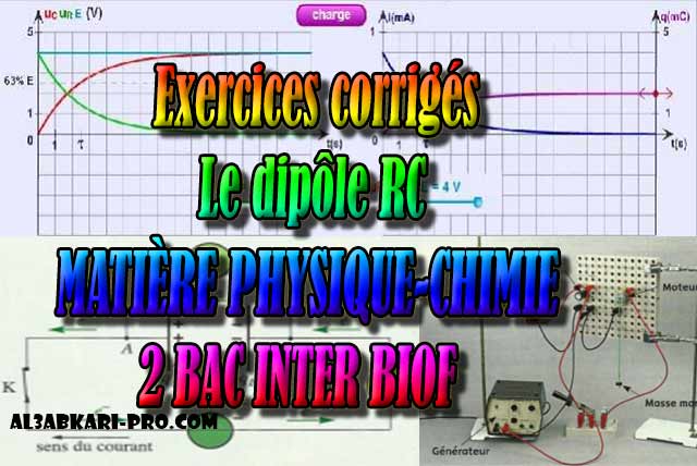 Exercices corrigés Le dipôle RC, 2 baccalauréat international biof PDF