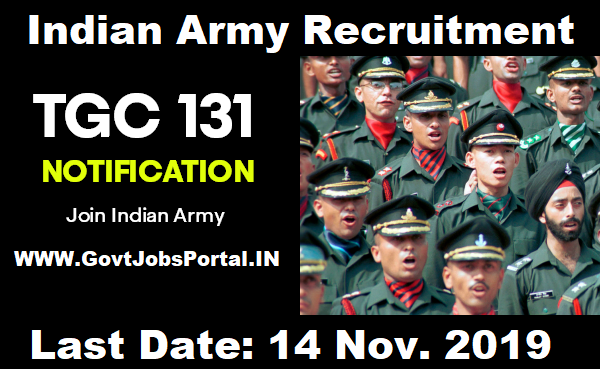 Indian Army TGC Entry Scheme 2019 - Indian Army Recruitment 2019
