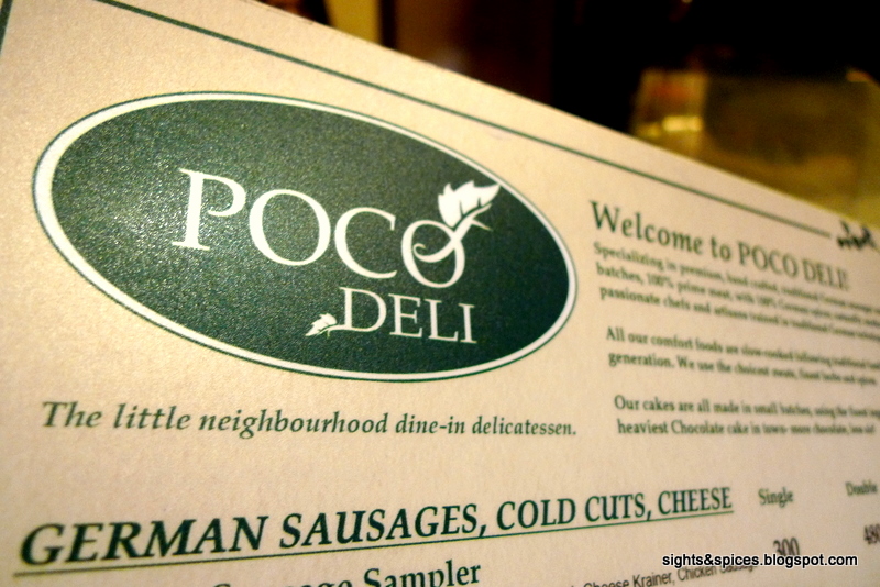 Sights and Spices: Spices: Poco Deli