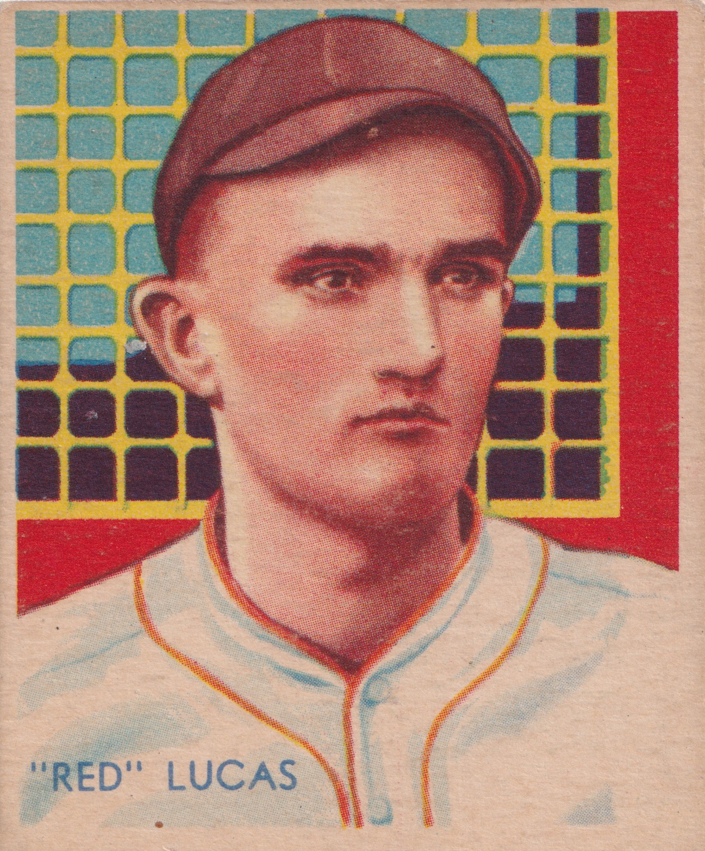 1934-1936 Diamond Stars: #46 "Red" Lucas - Cincinnati Reds