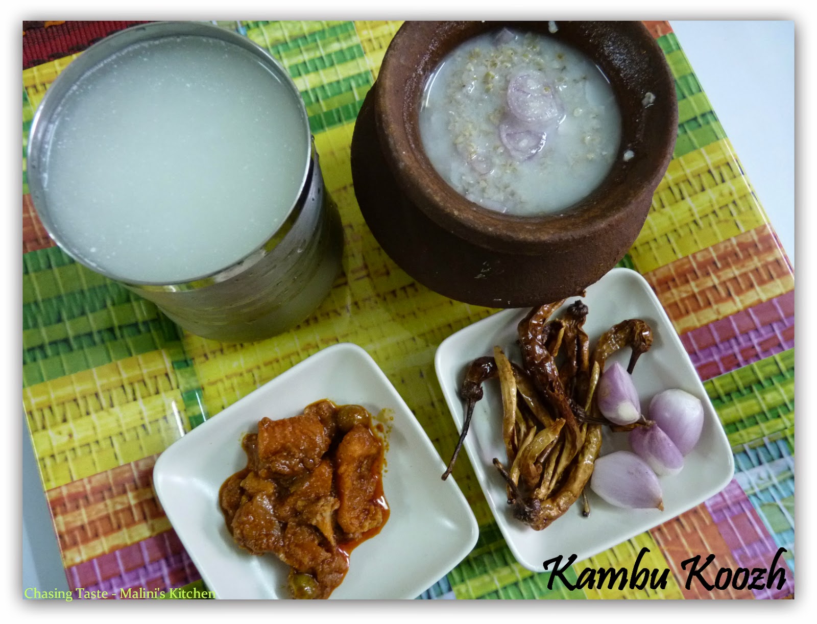 Chasing Taste: Kambu Koozh Recipe - Pearl Millet (Bajra) Porridge
