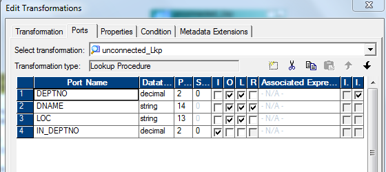 Basic Informatica Tutorial: Lookup Transformation