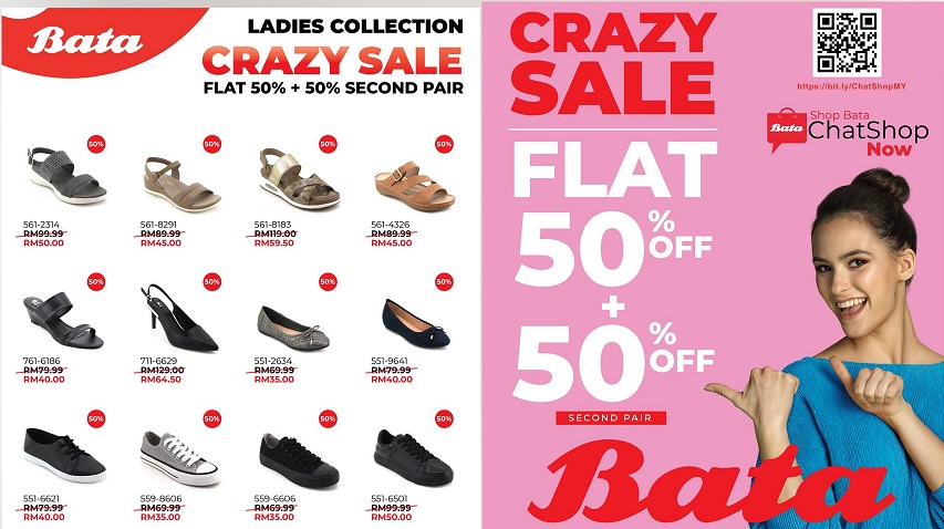 《优惠每天有 Promotion 》Bata 在11月分推出超省钱优惠 Crazy Sale！ 这绝对是不能错过的省钱机会 ...