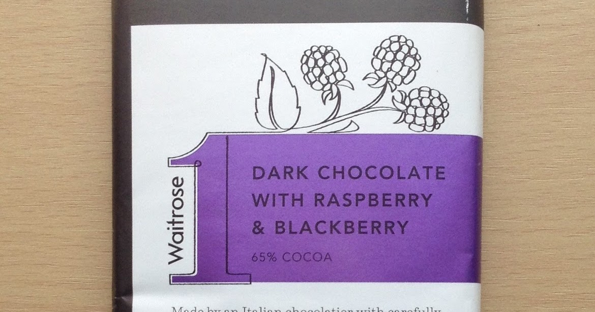 Waitrose 1 Dark Chocolate with Raspberry & Blackberry