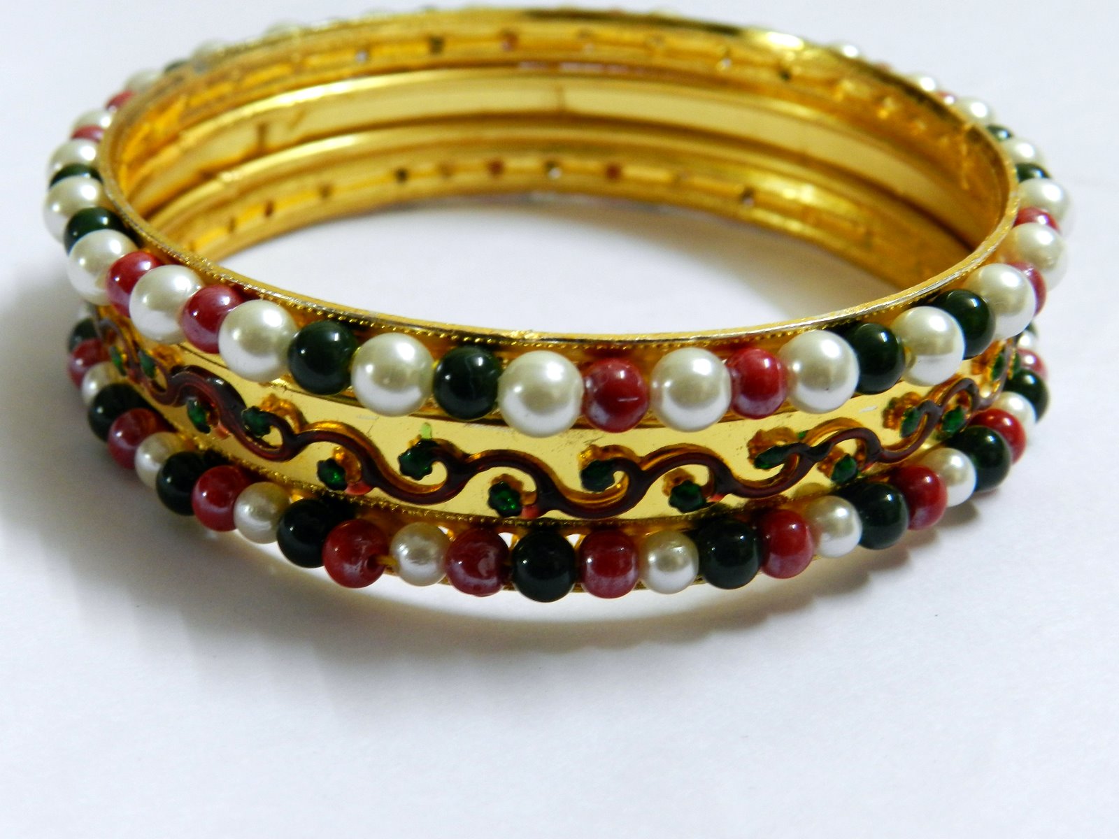 SCubes Jewellery: Beaded designer bangles