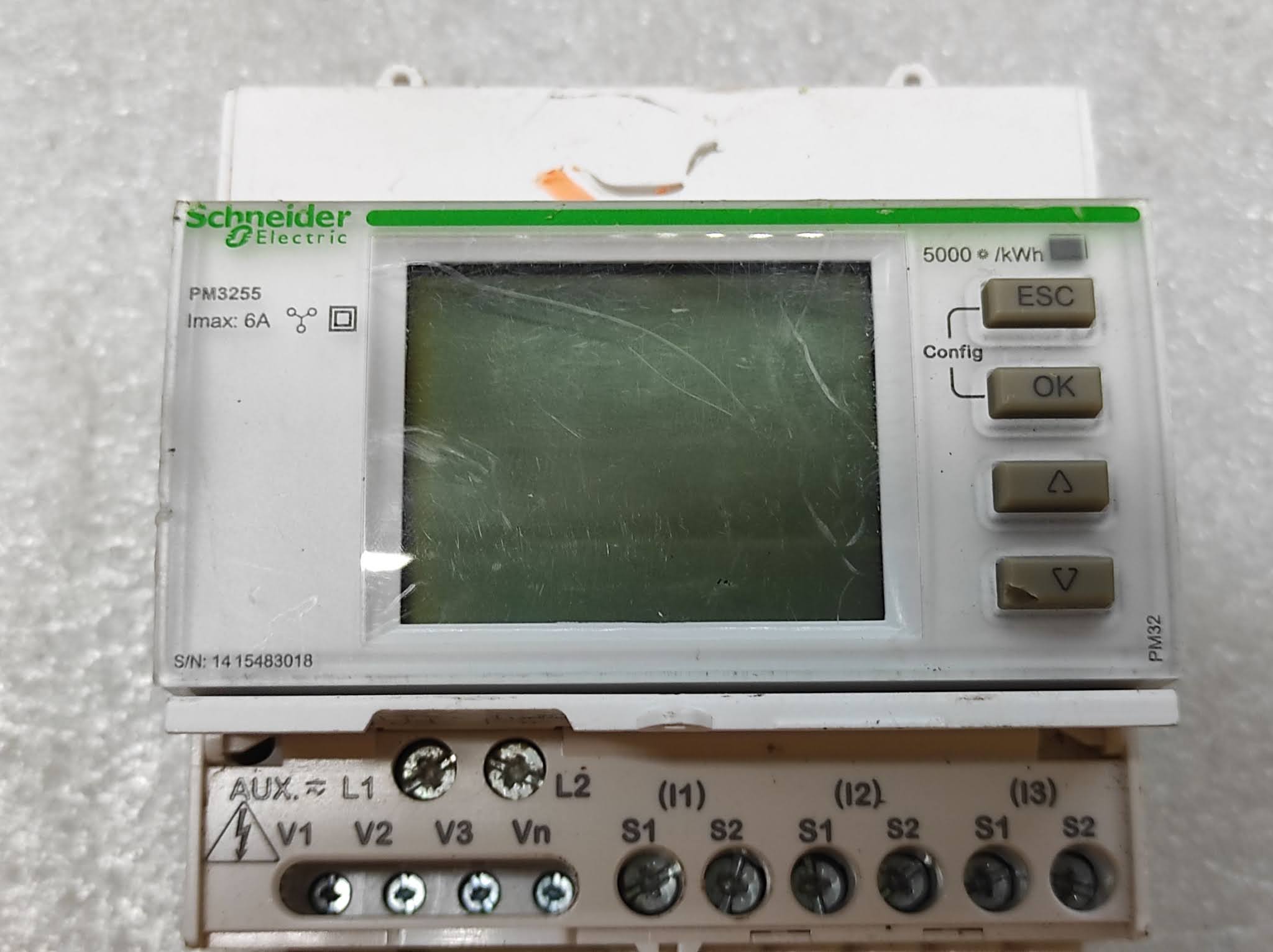 SCHNEIDER PM3255 POWER METER METSEPM3255