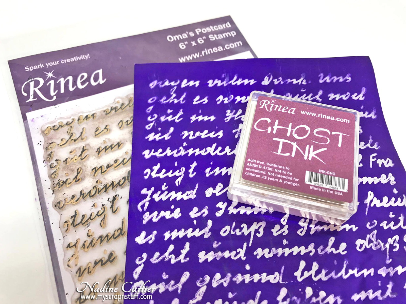Rinea's New Ghost Ink ~ Nadine Carlier