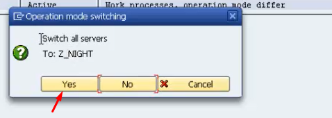 SAP BASIS MADE EASY: Manually switching of operation modes