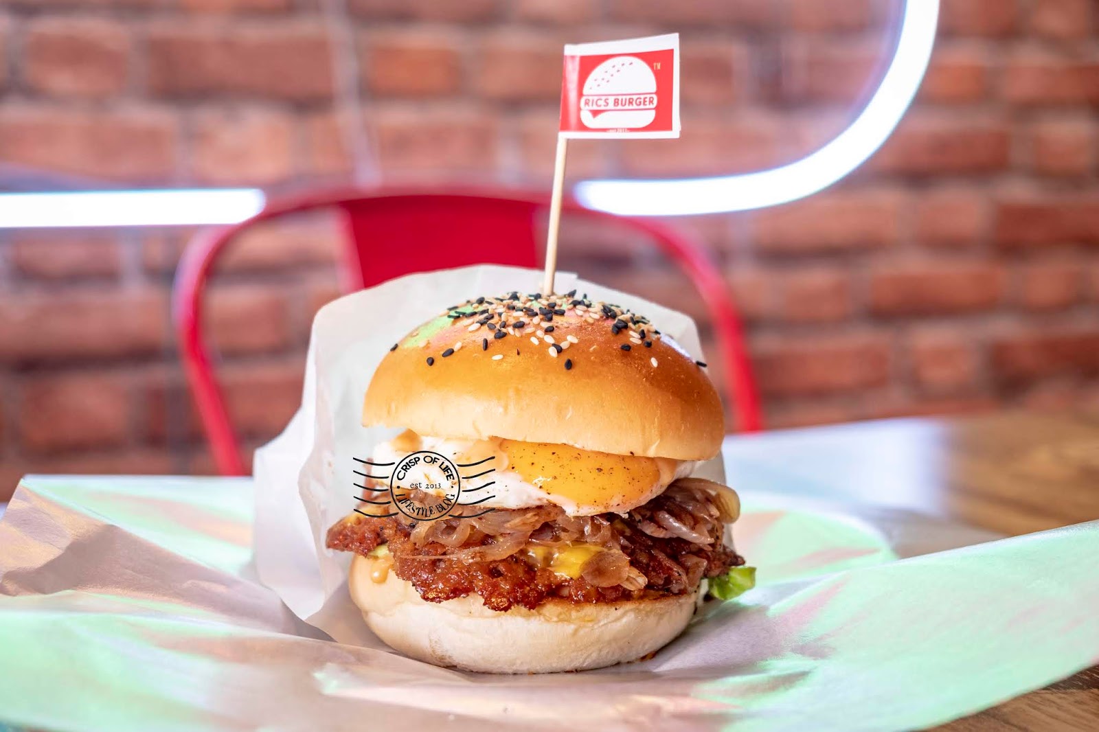 Rics Burger @ Arena Curve, Bayan Lepas, Penang - Crisp of Life - Penang ...