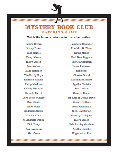 Nancy Drew Sleuth: Nancy Drew & Mystery Book Club Party