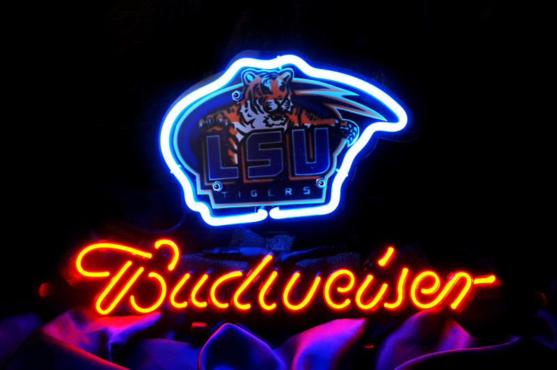 Wiki Neon Sign Blog: NCAA LSU TIGERS BUDWEISER BEER BAR NEON LIGHT SIGN ...