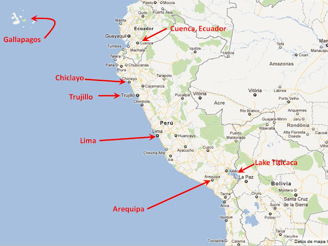 Julie & Harold Head to Peru: A Journey Through the Night: the North ...