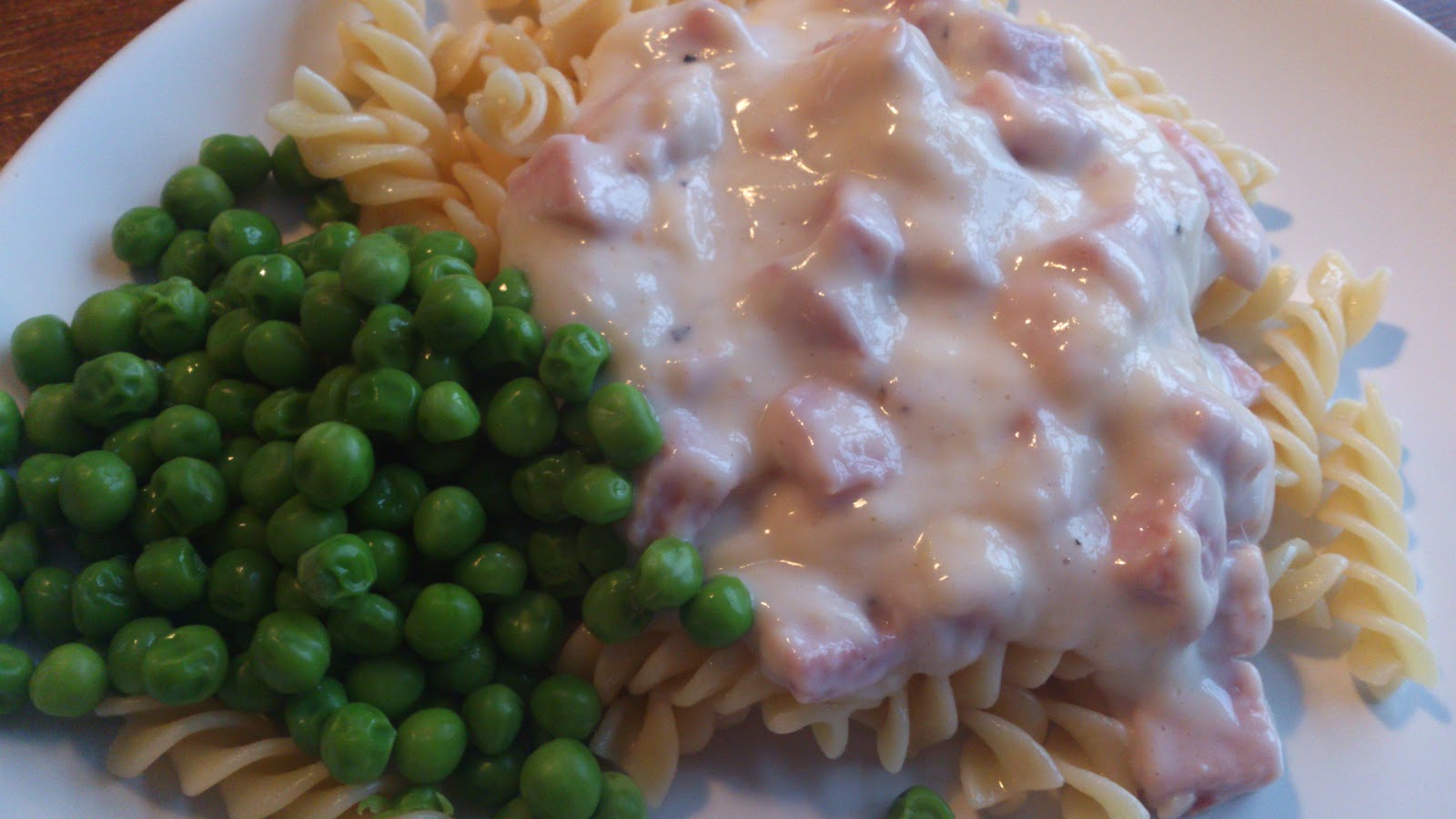 Lottas mat och vardag: Pasta med ost- och skinksås