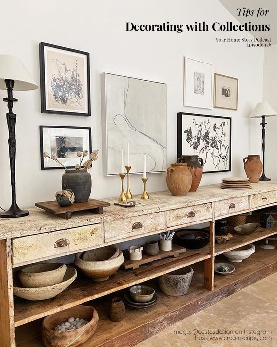 Tips for decorating with collections / Create / Enjoy