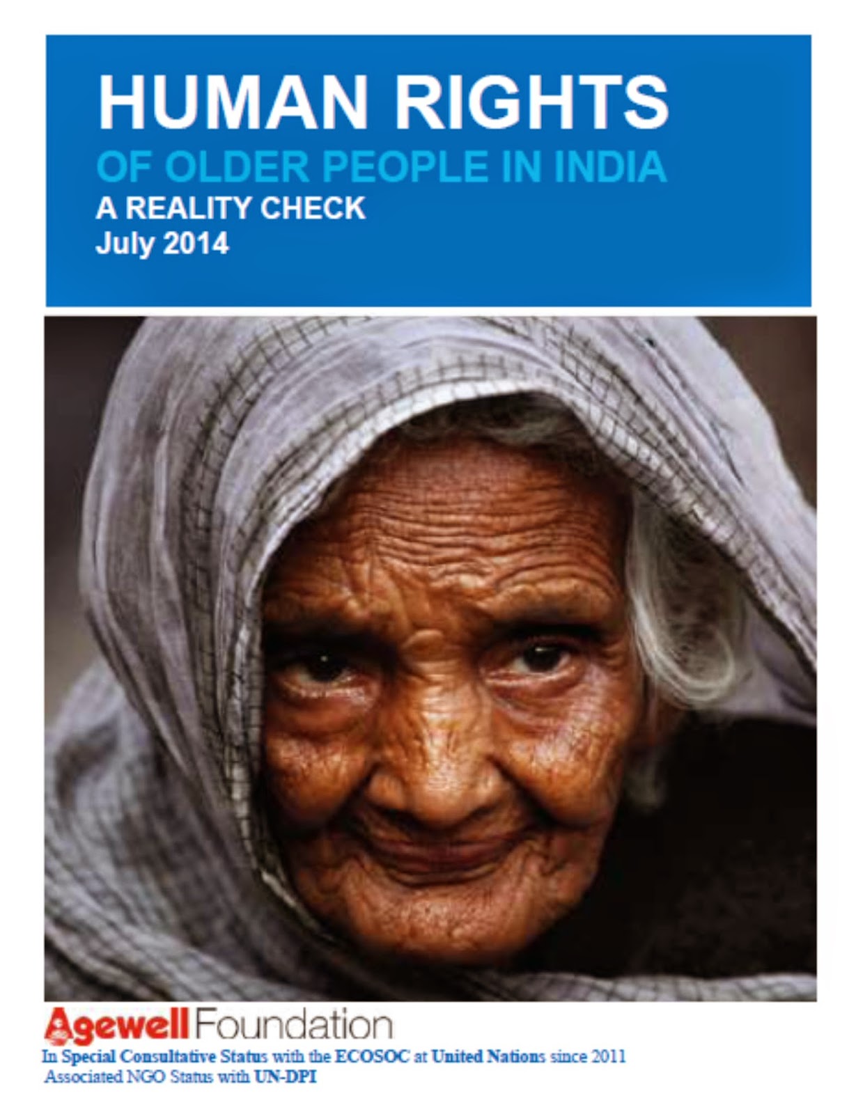 Agewell Study on Human Rights of Older People in India