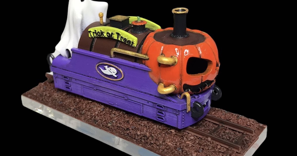 independent modeler: Trick or Tread! Halloween Locomotive!👻