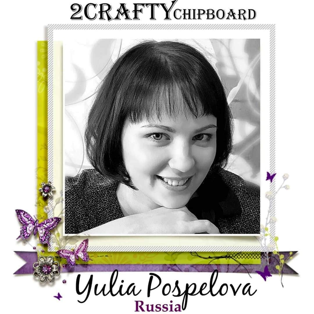 2 Crafty Chipboard : A Bright Layout With Yulia Pospelova