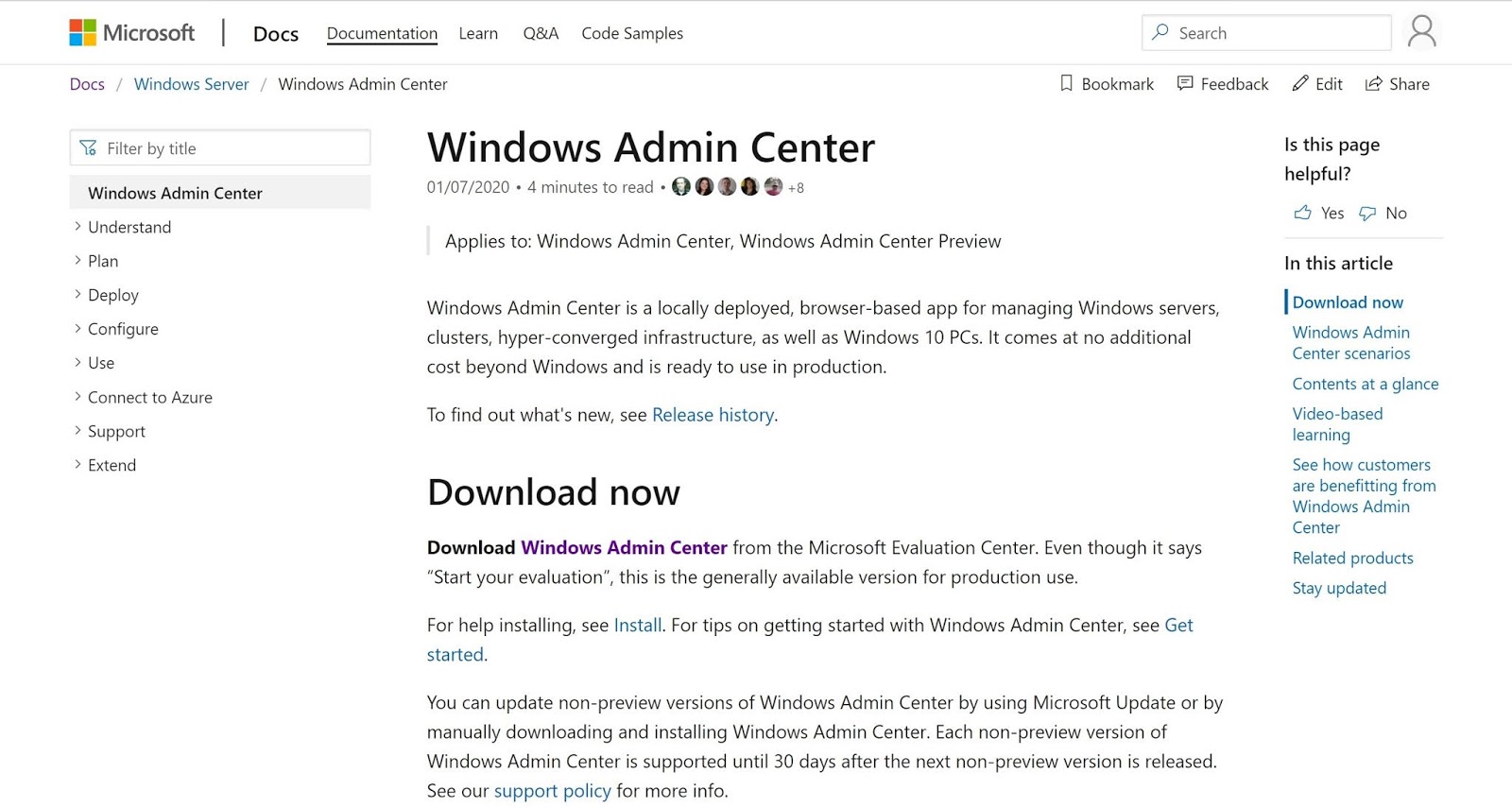 WT Blog (ITGeist): Windows Admin Center (WAC) Hybrid Management Tools