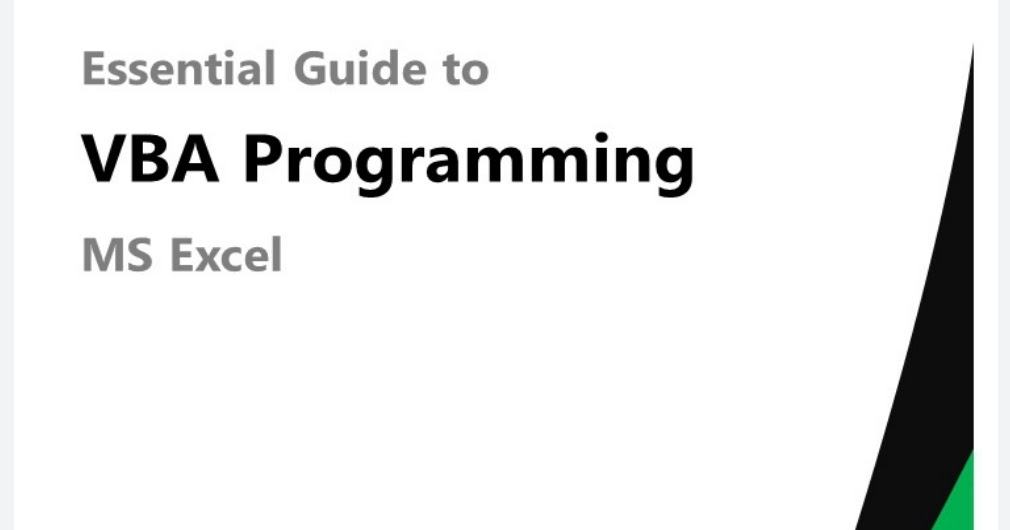 [FREE EBOOK]Essential Guide to VBA Programming for MS Excel-Donnie Baje ...