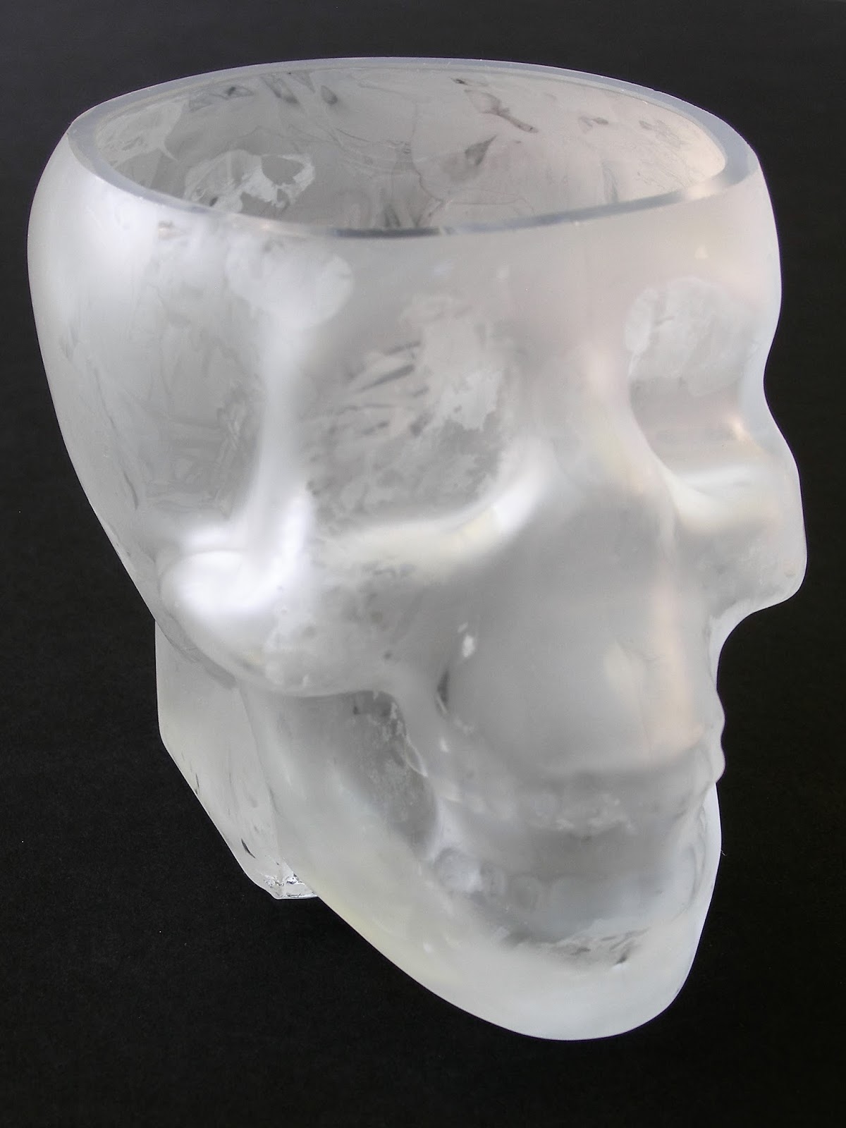 Terry Ricioli Designs: Etched Glass Sugar Skull