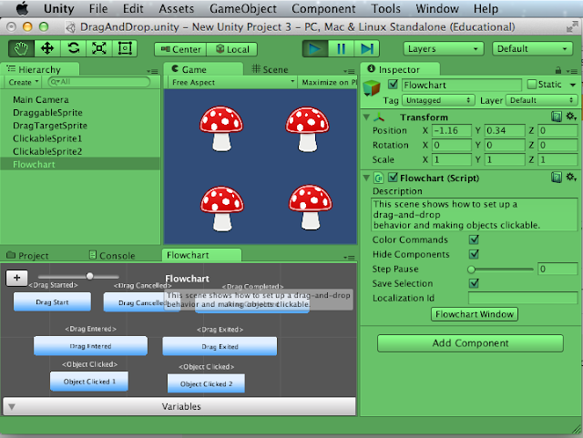 Уроки Unity3D и Daz3D: Руководство по Fungus. Начало.