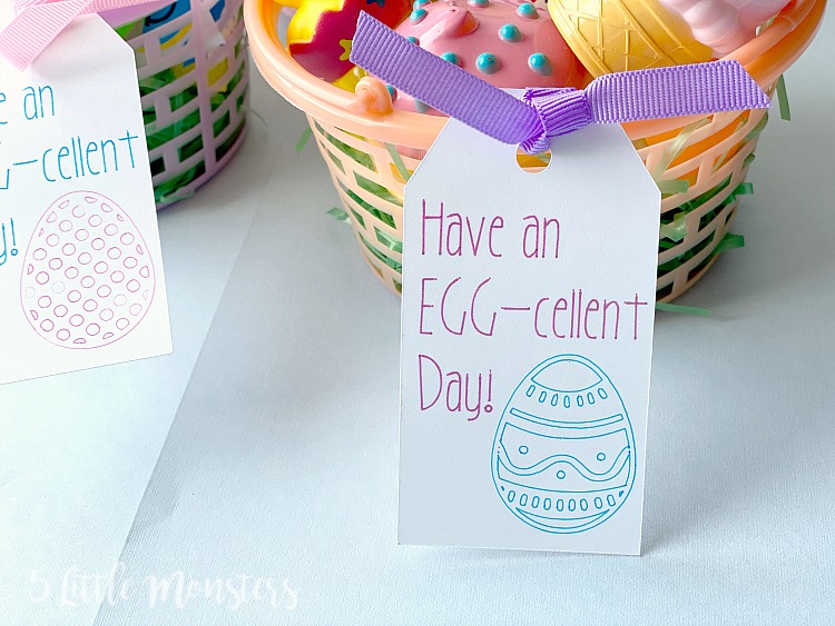 5 Little Monsters: EGG-cellent Easter Tags