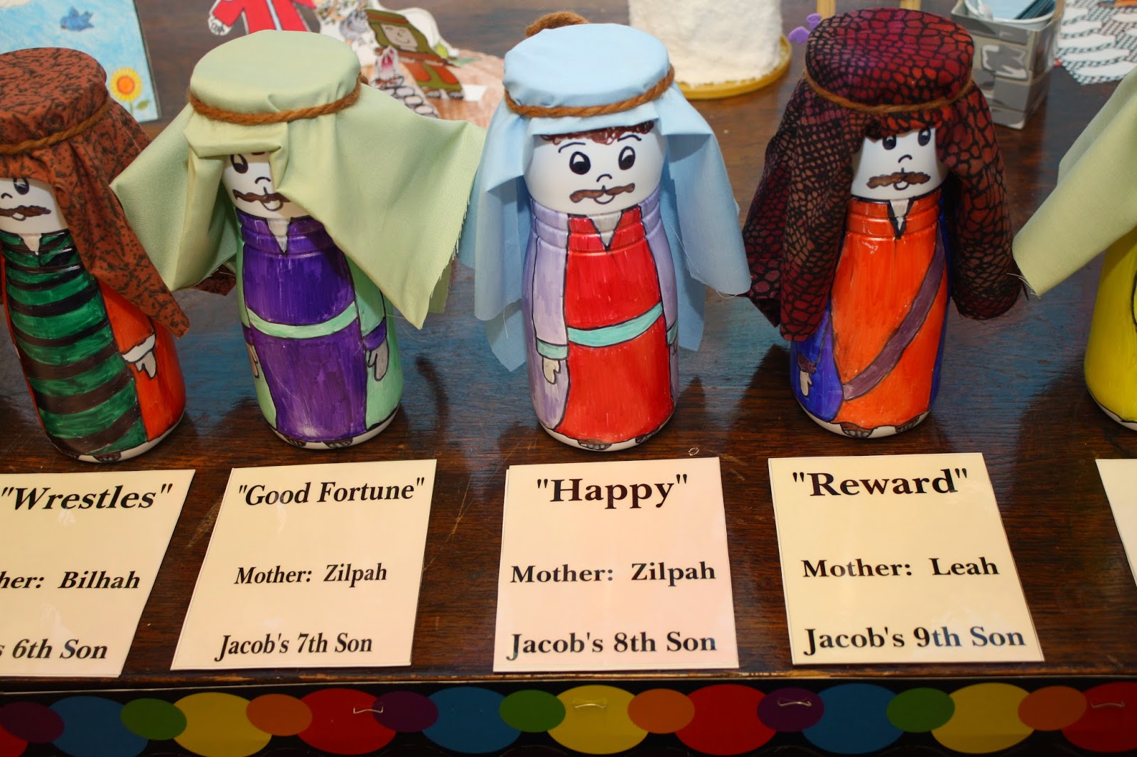 Hands On Bible Teacher: Twelve Sons of Jacob Visual Made from Gerber ...