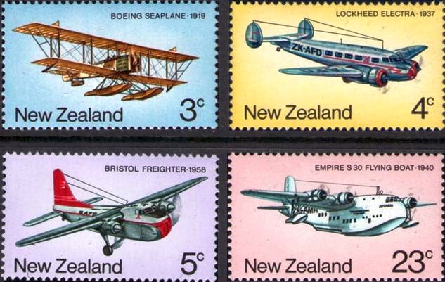 transpress nz: NZ aircraft stamps