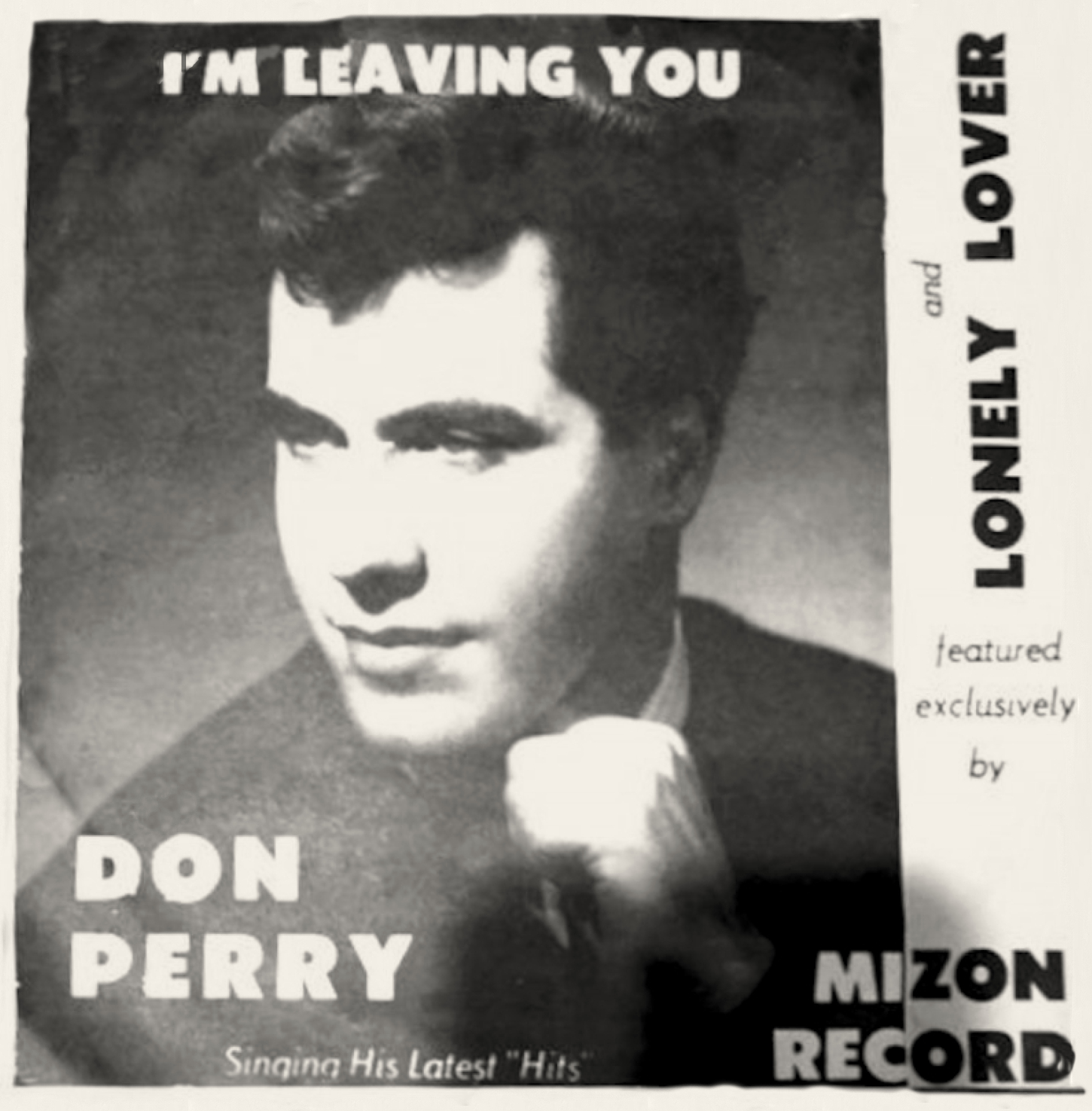 WHITE DOO-WOP COLLECTOR: PICTURE SLEEVE...Don Perry & The Invadors