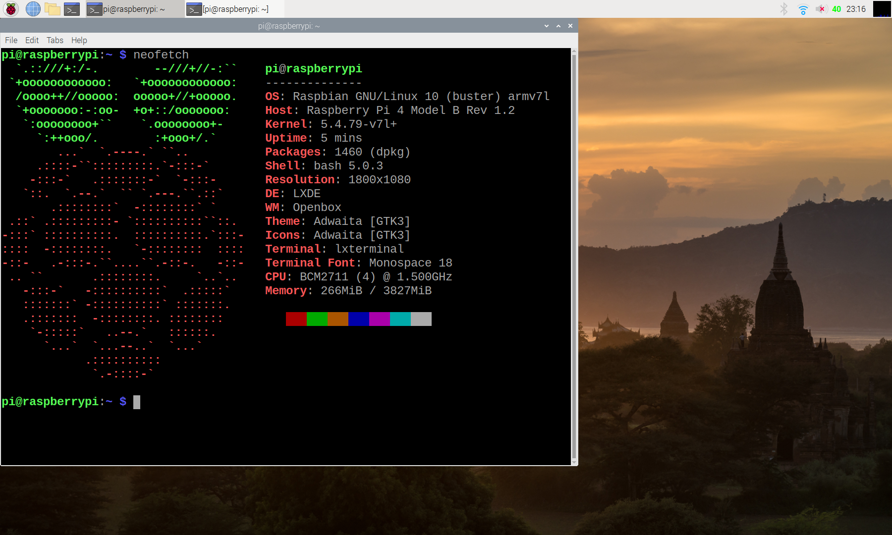 Hello Raspberry Pi Display System Info With Neofetch