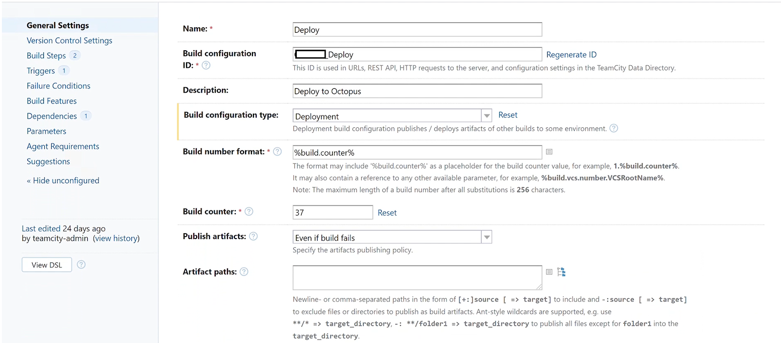 Setting up TeamCity Build Configuration Setting up TeamCity Build Configuration