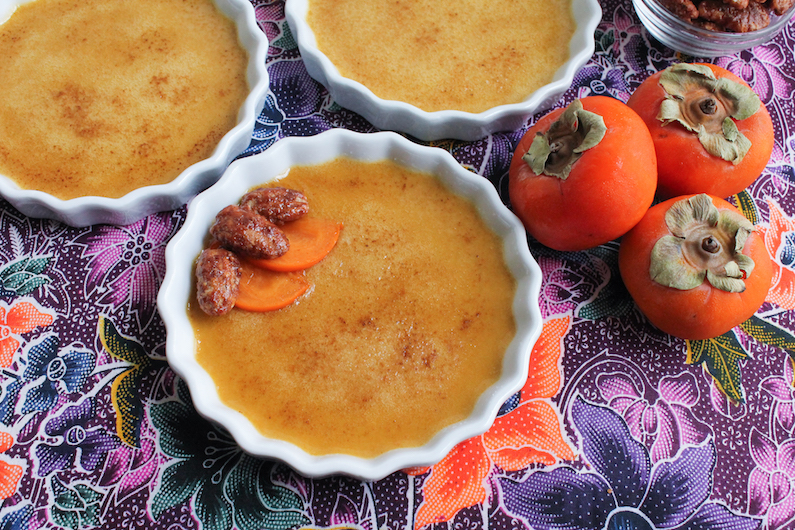 Food Lust People Love: Spiced Persimmon Crème Brûlée