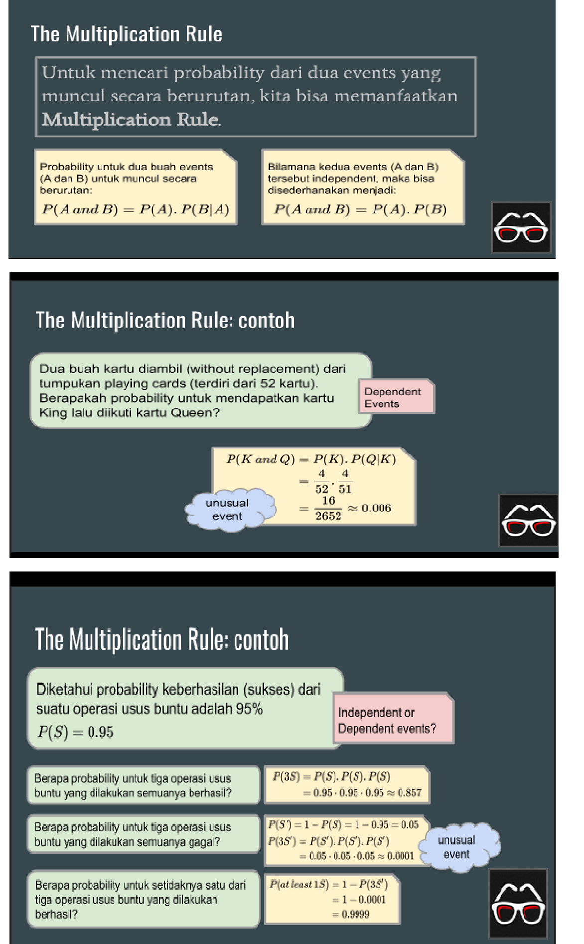 CONDITIONAL PROBABILITY & MULTIPLICATION RULE