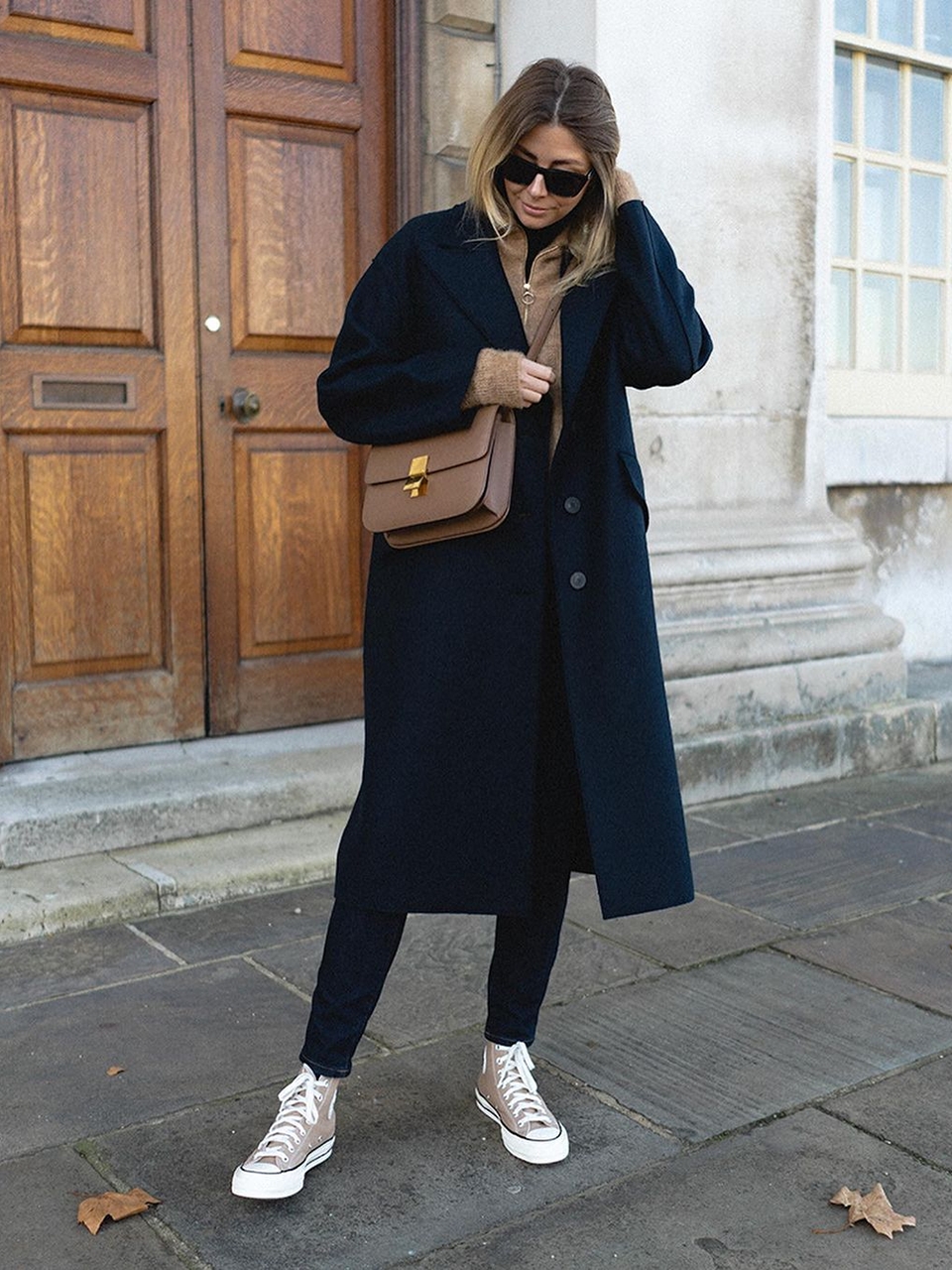 10 Simple and easy ways to style a classic navy blue coat. | Melody Jacob