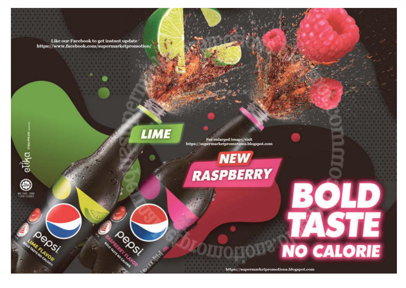 Pepsi Bold Taste No Calorie 20 November 2020 ~ Supermarket Promotions