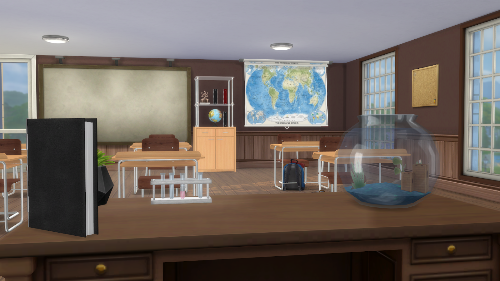 Sims 4 Stuff by Linnypig: Sims 4 Classroom for a Machinima