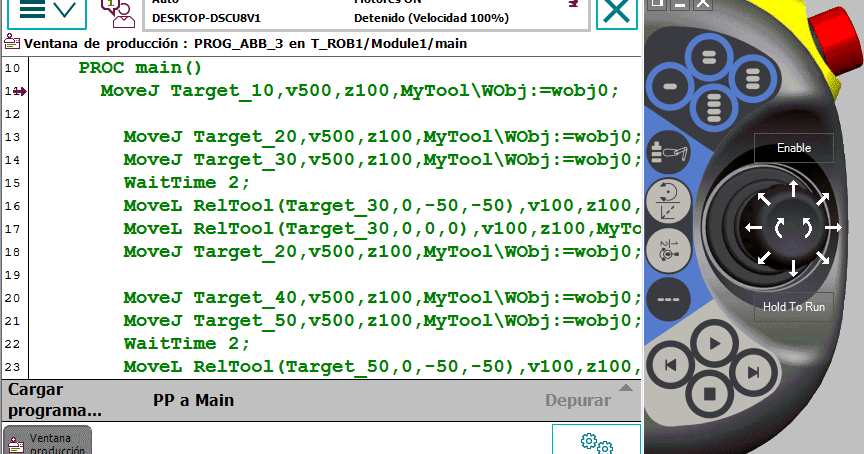 Robótica Industrial: PROG 8 ABB