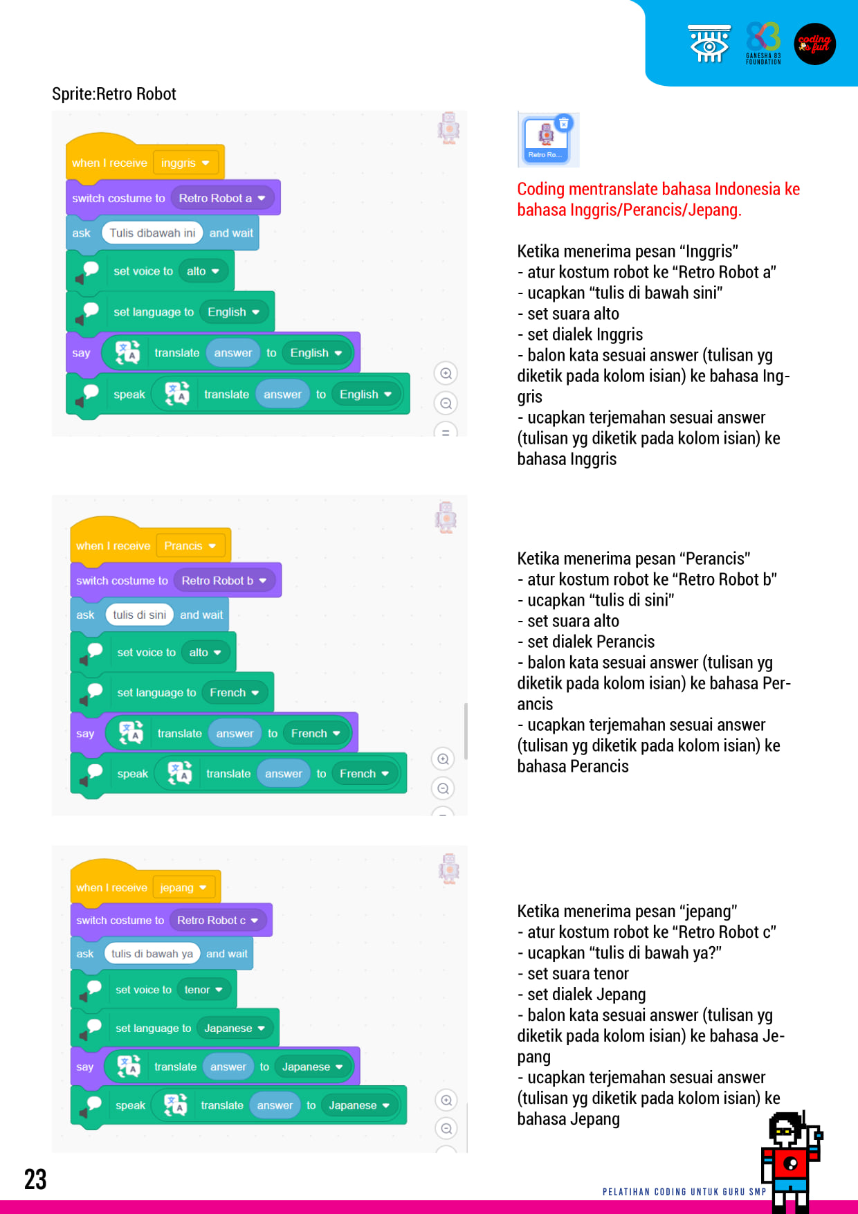 Studio RSRZ: Aplikasi penterjemah bahasa