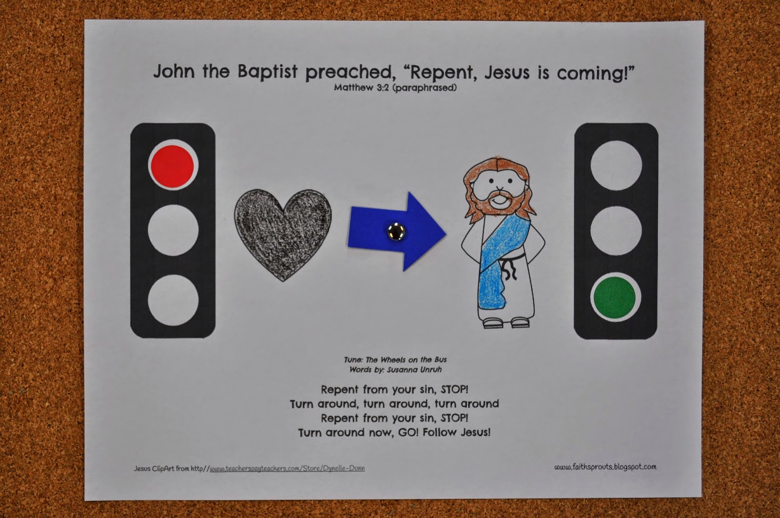 faith sprouts: John the Baptist: Repentance and Baptism