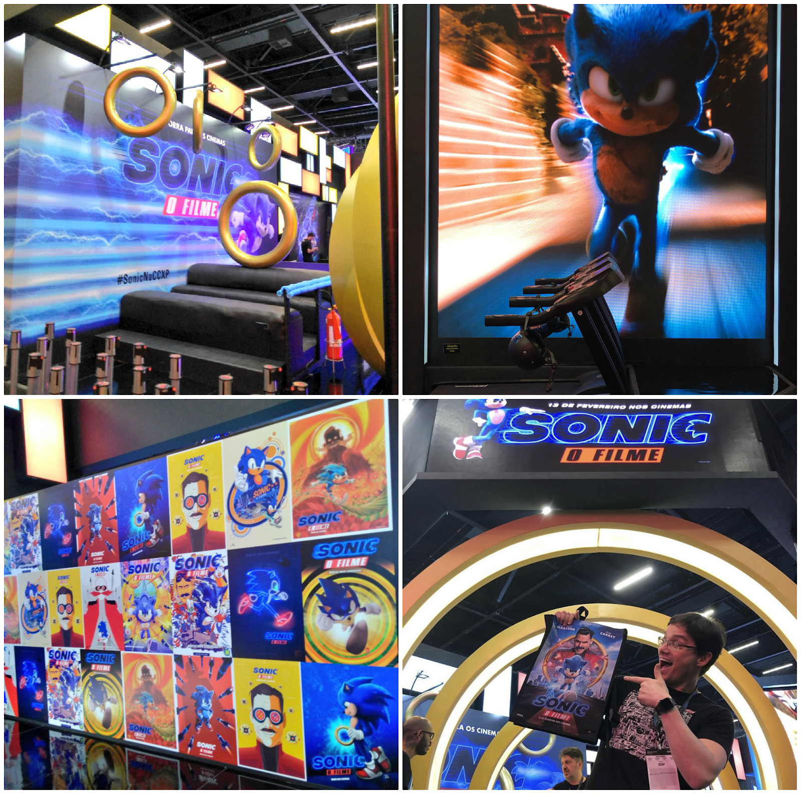 FOTOS DEL STAND DE SONIC LA PELÍCULA EN LA COMIC CON EXPERIENCE 2019