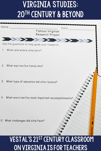 Virginia in the 20th Century and Beyond Unit | Virginia is for Teachers