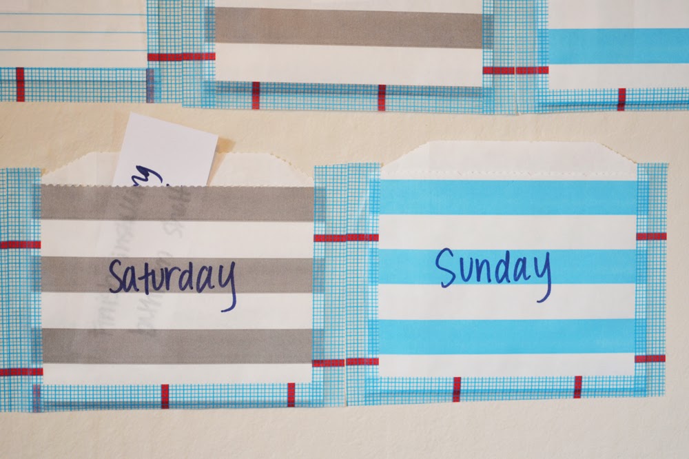 The Professor's Blog: Week Planner Paper Craft DIY