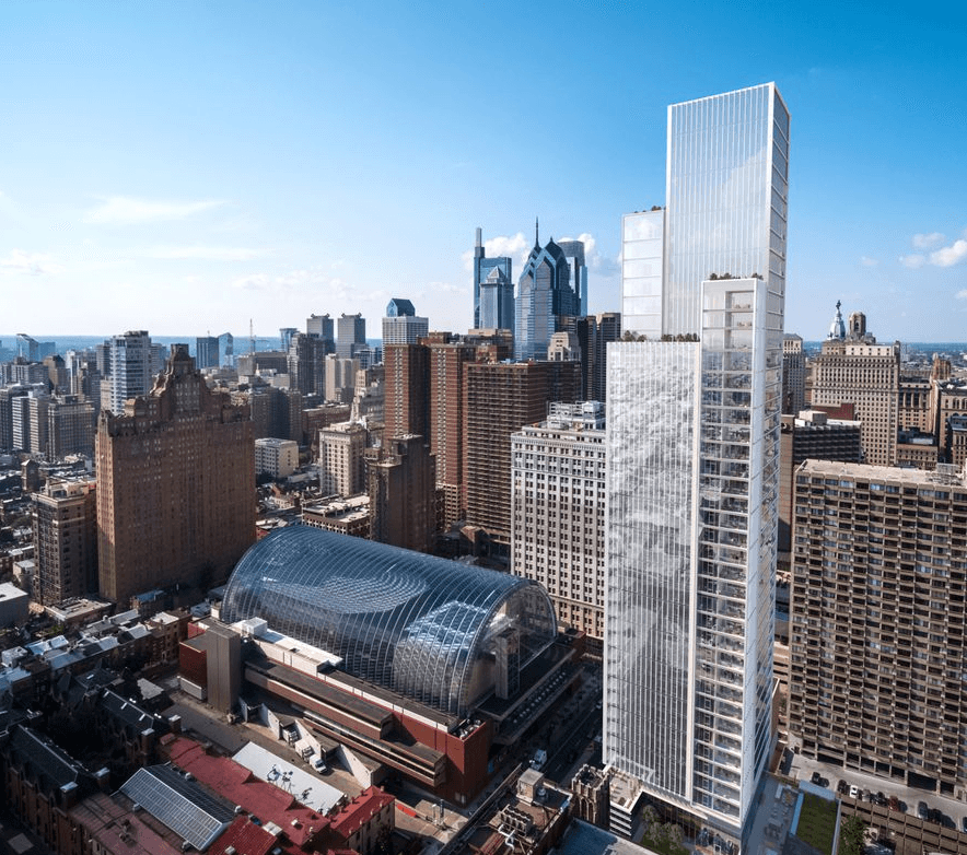 ElectricWeb-Philadelphia: 47-story Condo Tower Planned for Broad and Spruce