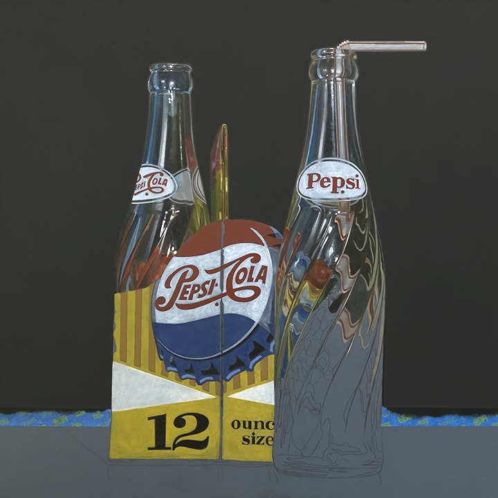 Paintings in Oil: Pepsi - In Progress: Day Six