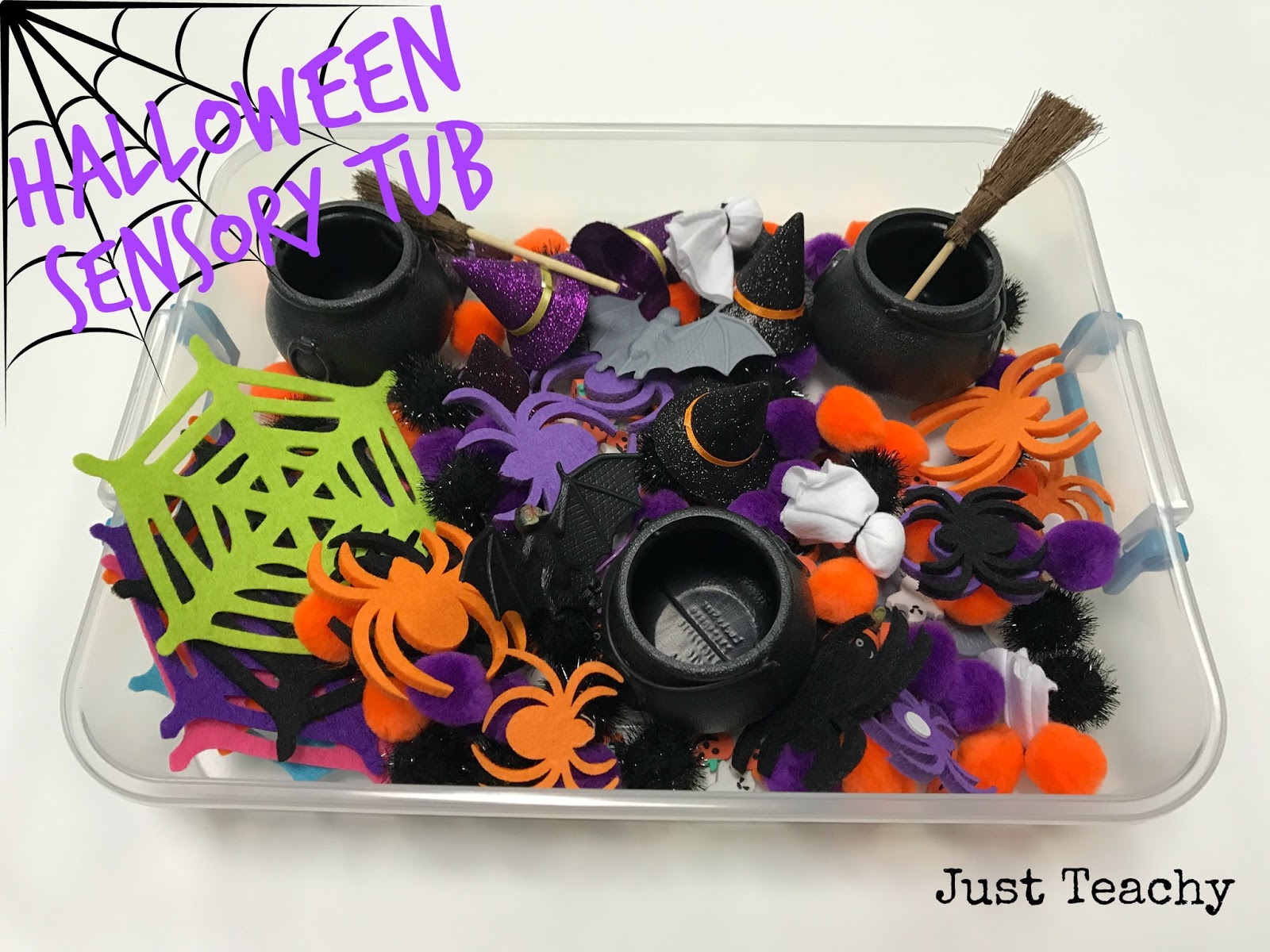 Halloween Sensory Tub | Just Teachy