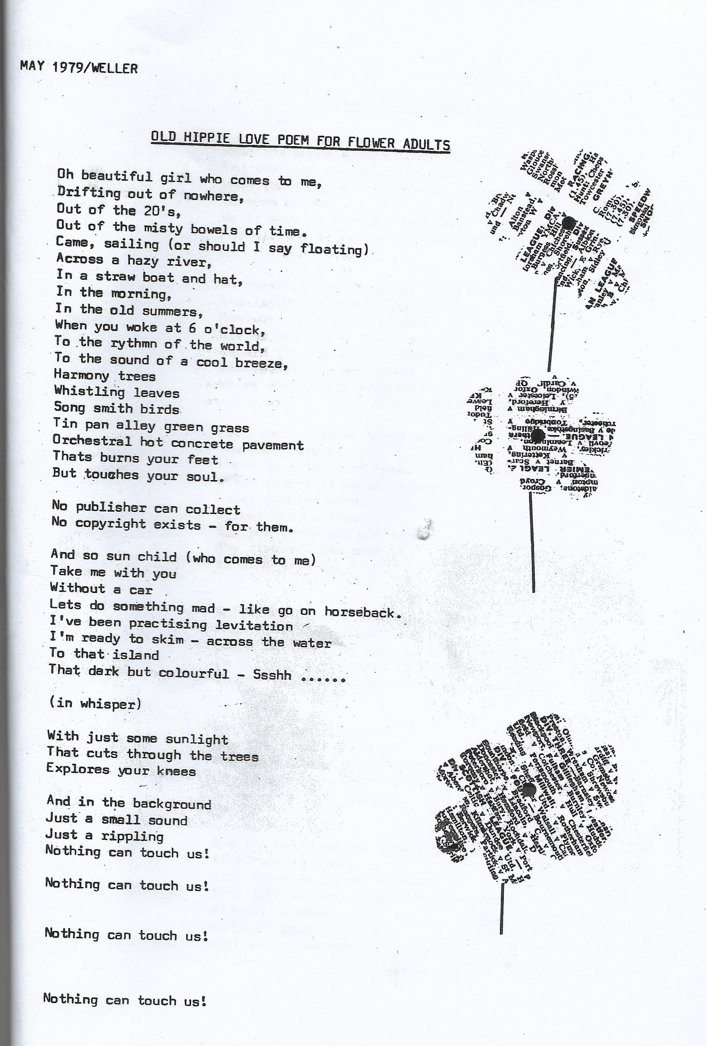 Paul Weller, The Jam and Riot Stories