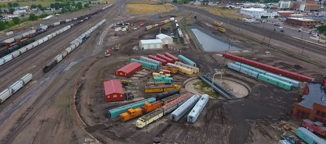 Just A Car Guy: Union Pacific rail-yard, Cheyenne Wyoming from a drone ...