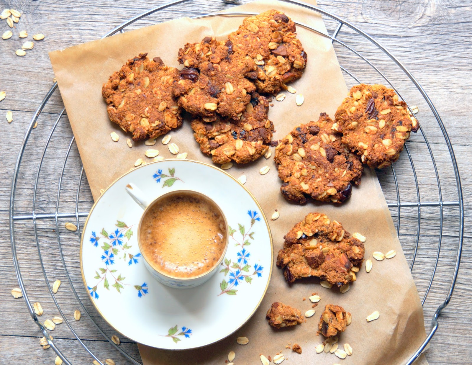 Bienvenue chez Spicy: Cookies sans sucre ajouté (sans farine, au psyllium)